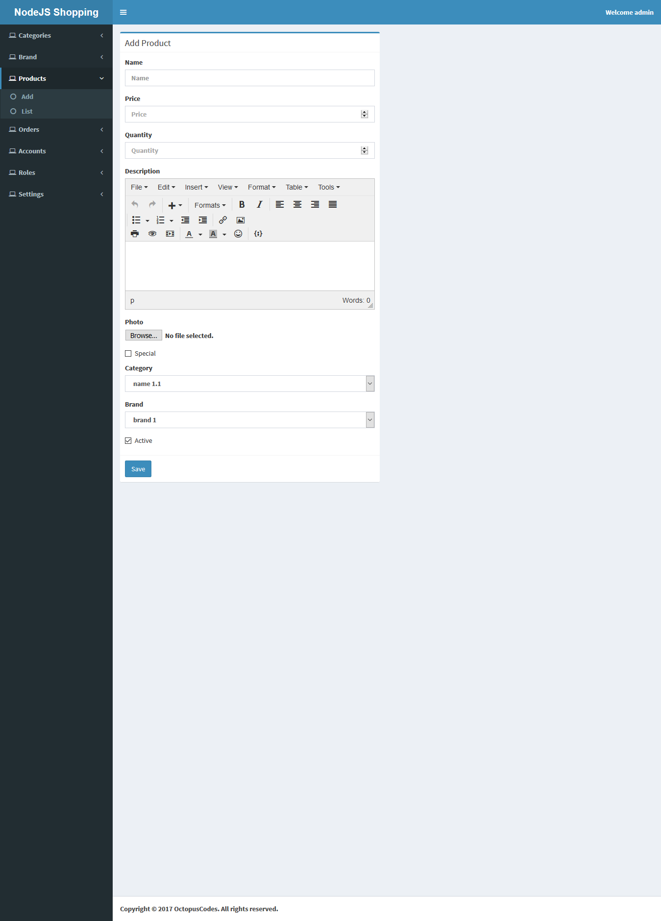 Octopuscodes Angular 2 Shopping Cart By Octopuscodes Codecanyon